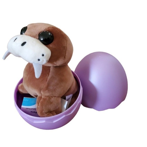 Toys | Adopt Me Pets Surprise Walrus Plush Mystery Egg Series 1 With ...